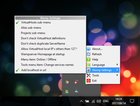 Yummy Wakame Blog | How to fix WAMP’s missing localhost in URLs